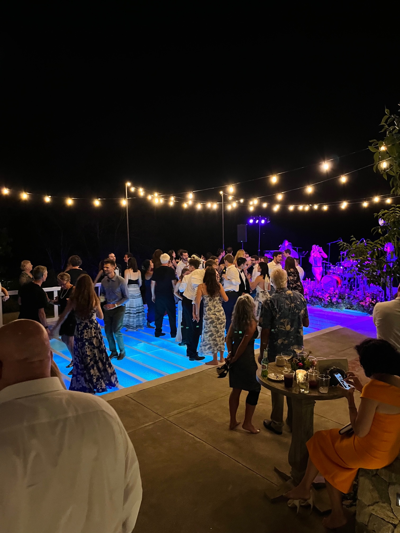 Plexiglass dance floor hard pool cover Healdsburg CA – Dance Floor Pool ...