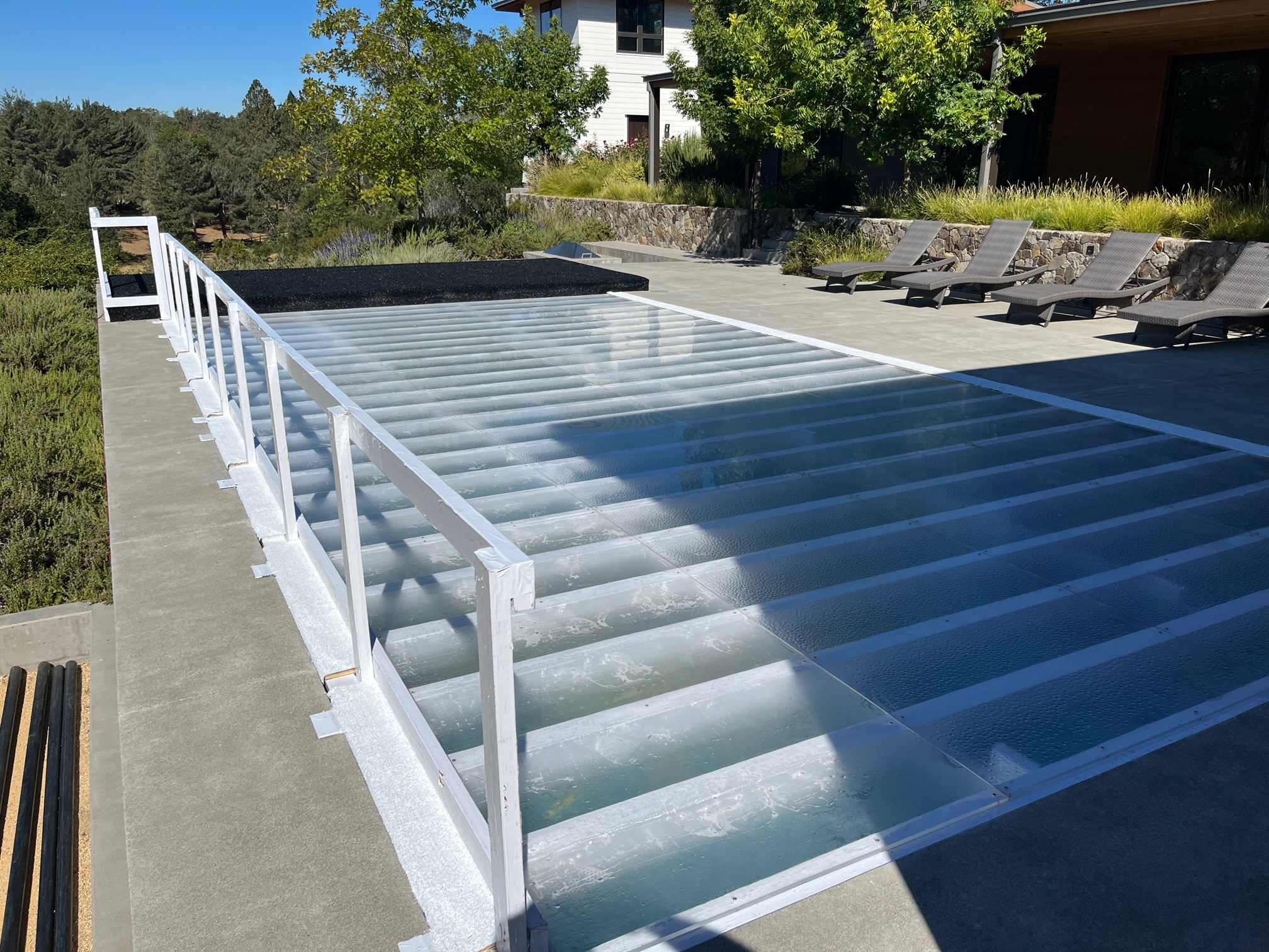 Plexiglass dance floor hard pool cover Healdsburg CA – Dance Floor Pool ...
